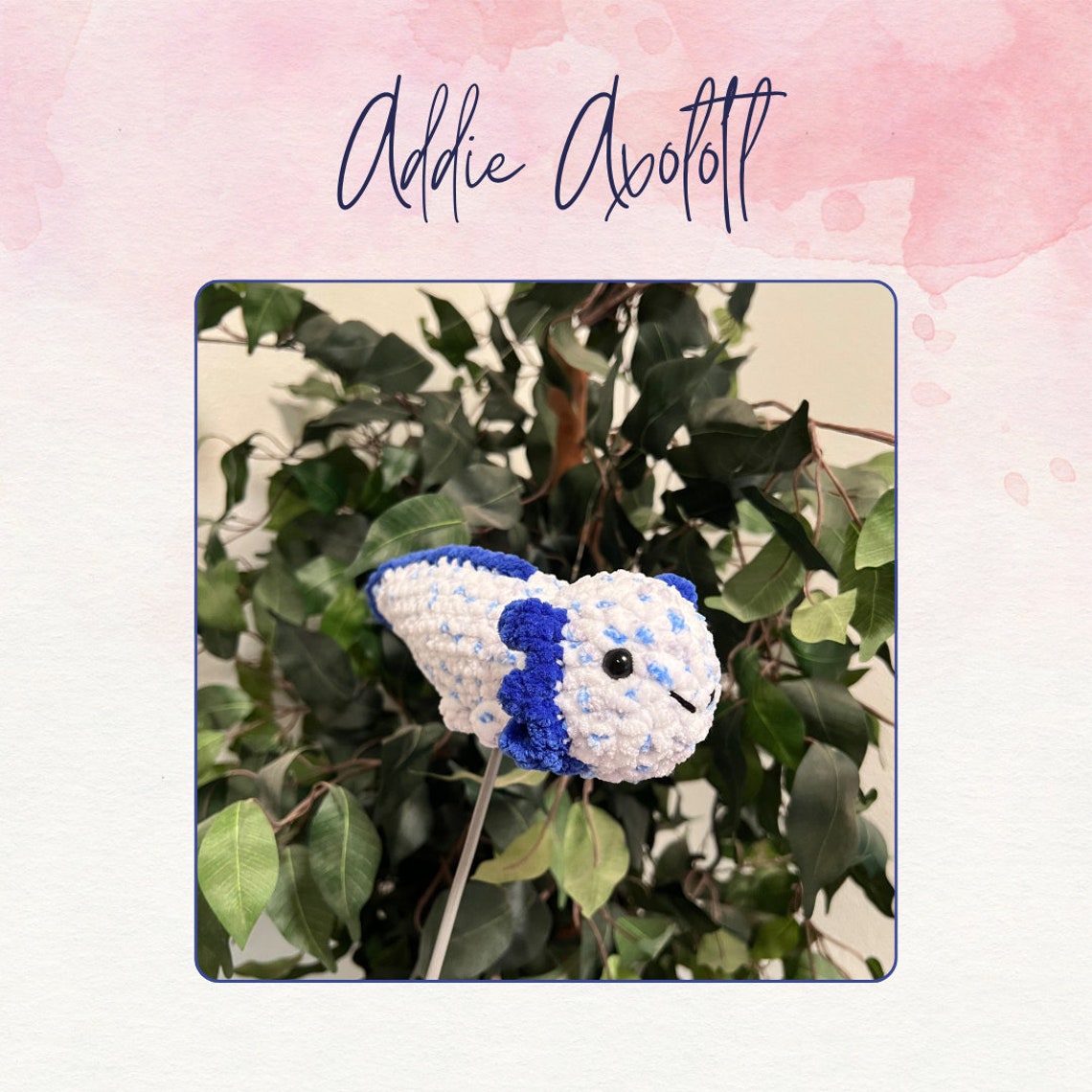 Addie Axolotl No Sew Crochet Pattern - Etsy UK
