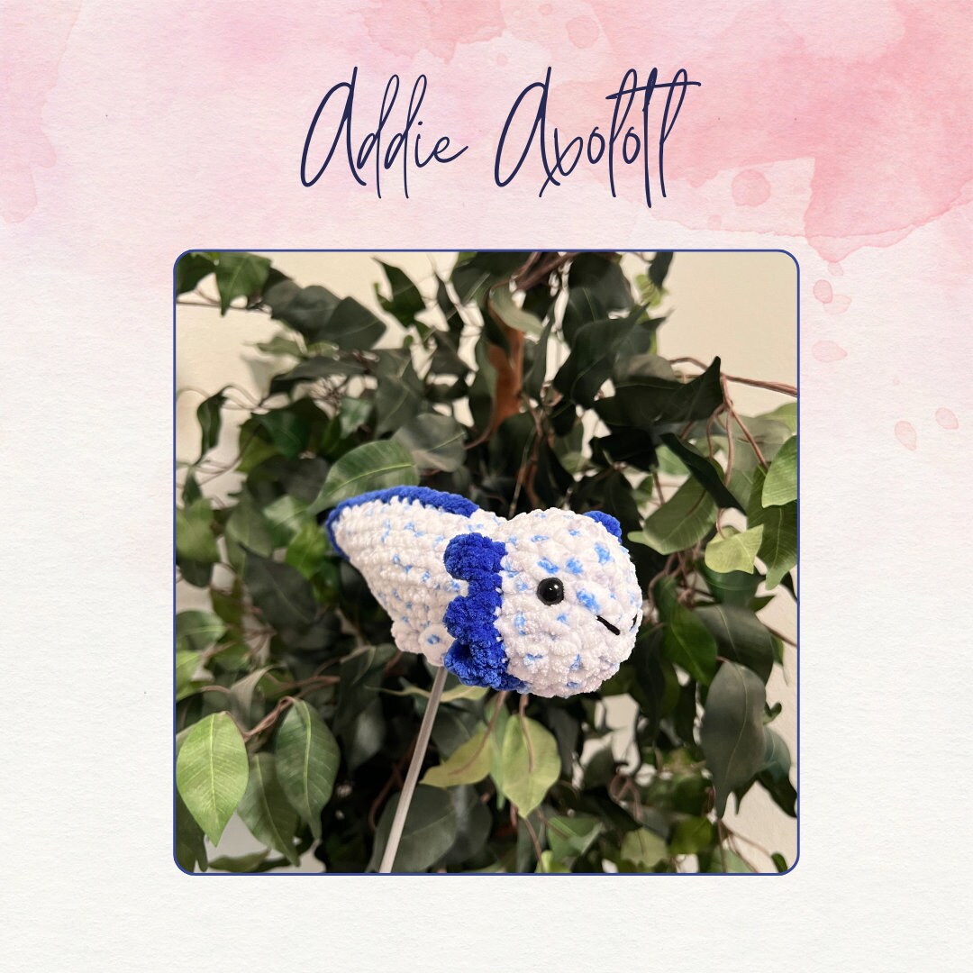 Addie Axolotl No Sew Crochet Pattern - Etsy