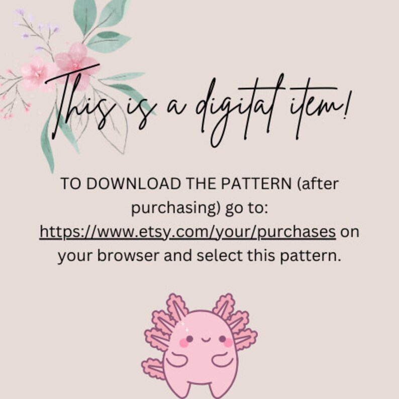 Addie Axolotl No Sew Crochet Pattern - Etsy UK