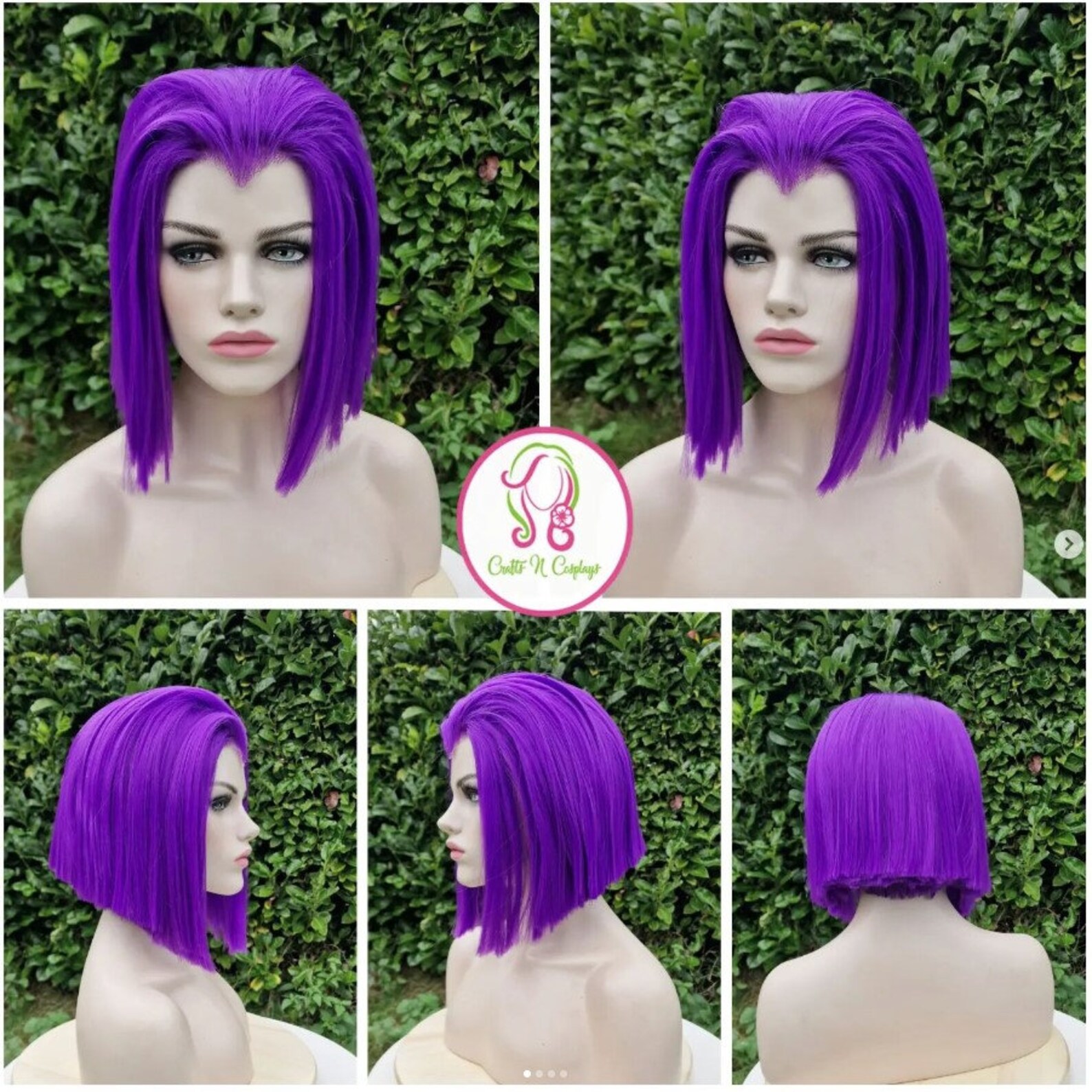 Raven Inspired Cosplay Wig - Titans - Etsy