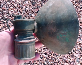 Antique Miners Lamp Old Carbide Mining Lamp Miners Brass Lantern - Etsy