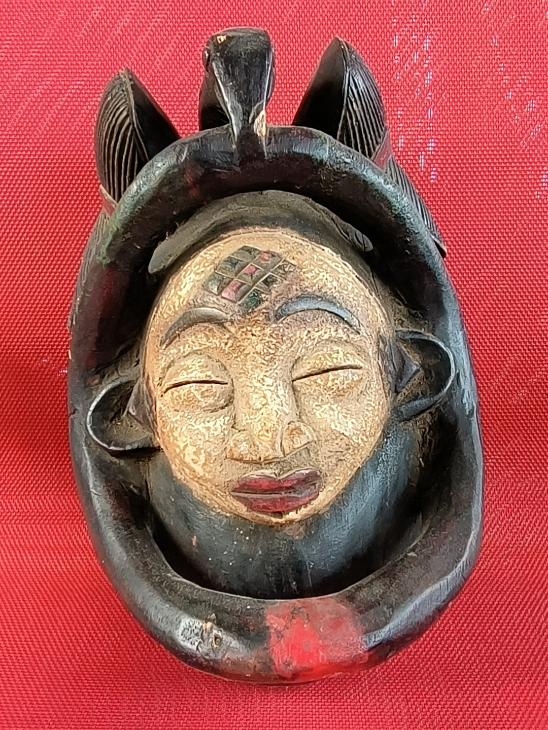Puni Okuyi African Mask Early 1900's Punu Mask African Wall Art - Etsy