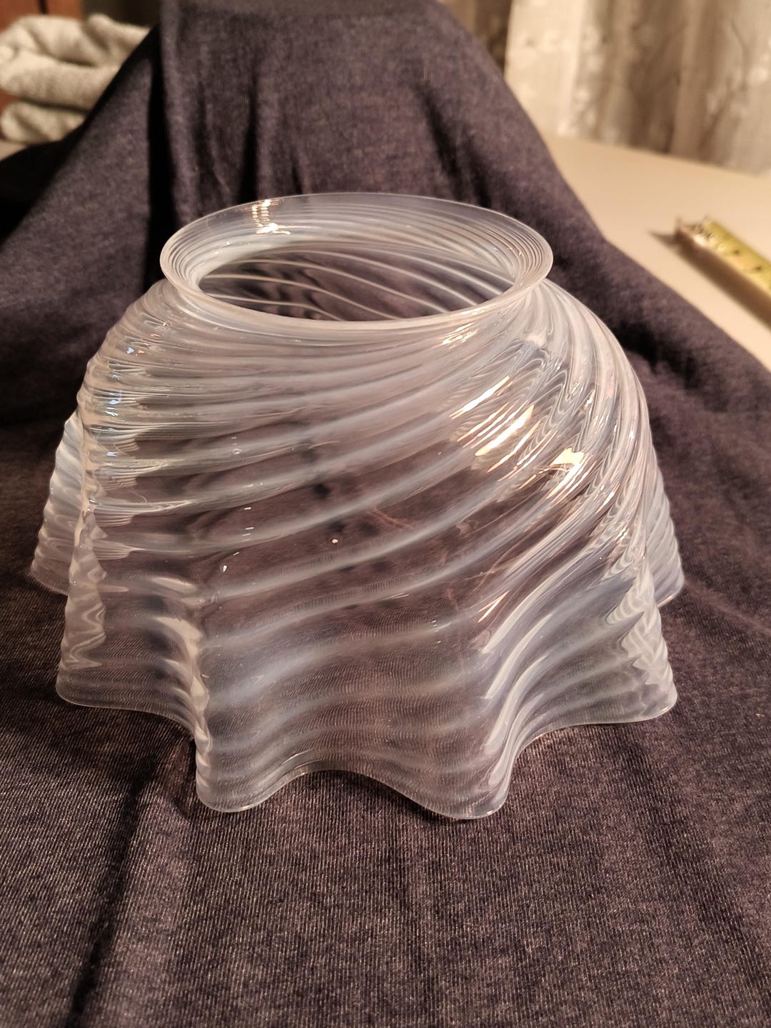 Victorian Gas Light Shade Mother of Pearl 1870s Lamp Shades Glass ...