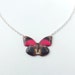 Handmade Red Butterfly Necklace. Unique Nature Inspired - Etsy