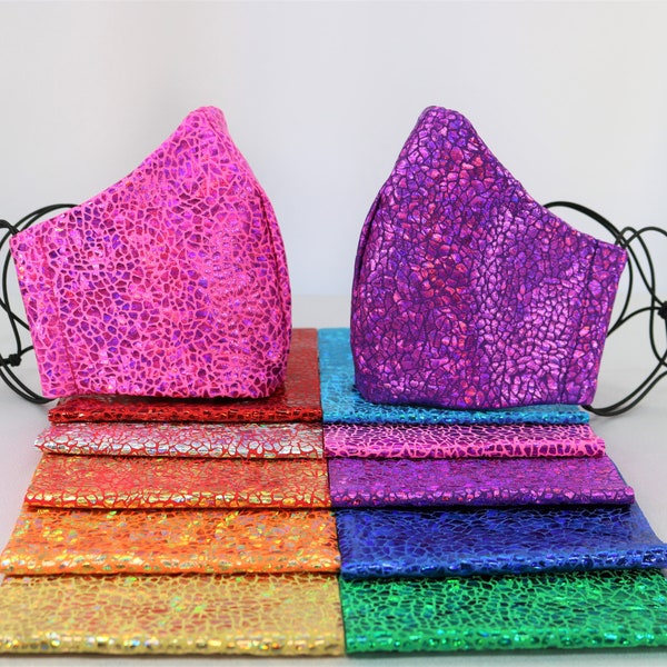 Holographic Face Mask - Etsy
