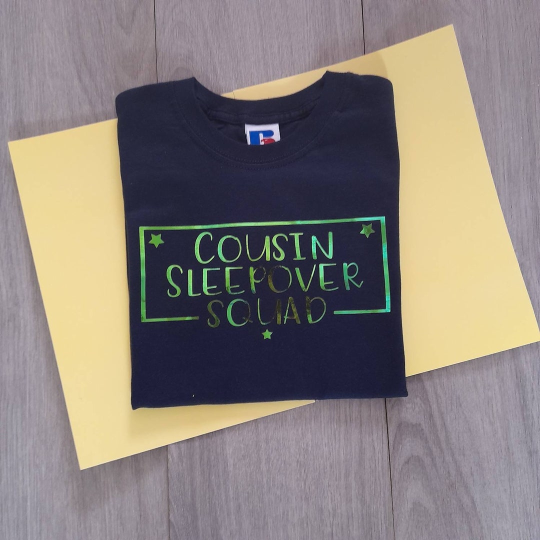 Cousin Sleepover Squad, Matching Family T-shirts, Cousin Crew Cotton ...