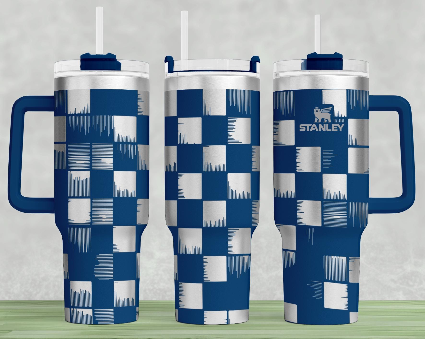 Geometric Stanley Tumbler Wrap SVG: Laser Engraved Design (40oz ...