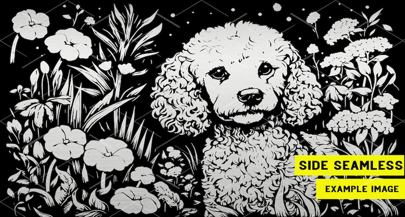 Dog Lover Poodle Laser Tumbler Wrap SVG, Full Wrap Svg, 30 20 Oz ...