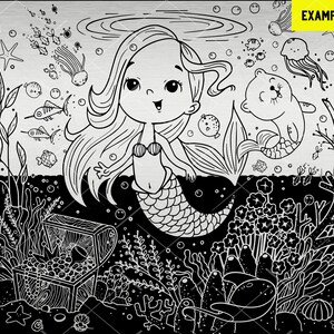 Mermaids Tumbler Wrap Laser SVG, 40oz Tumbler Full Wrap Laser SVG ...