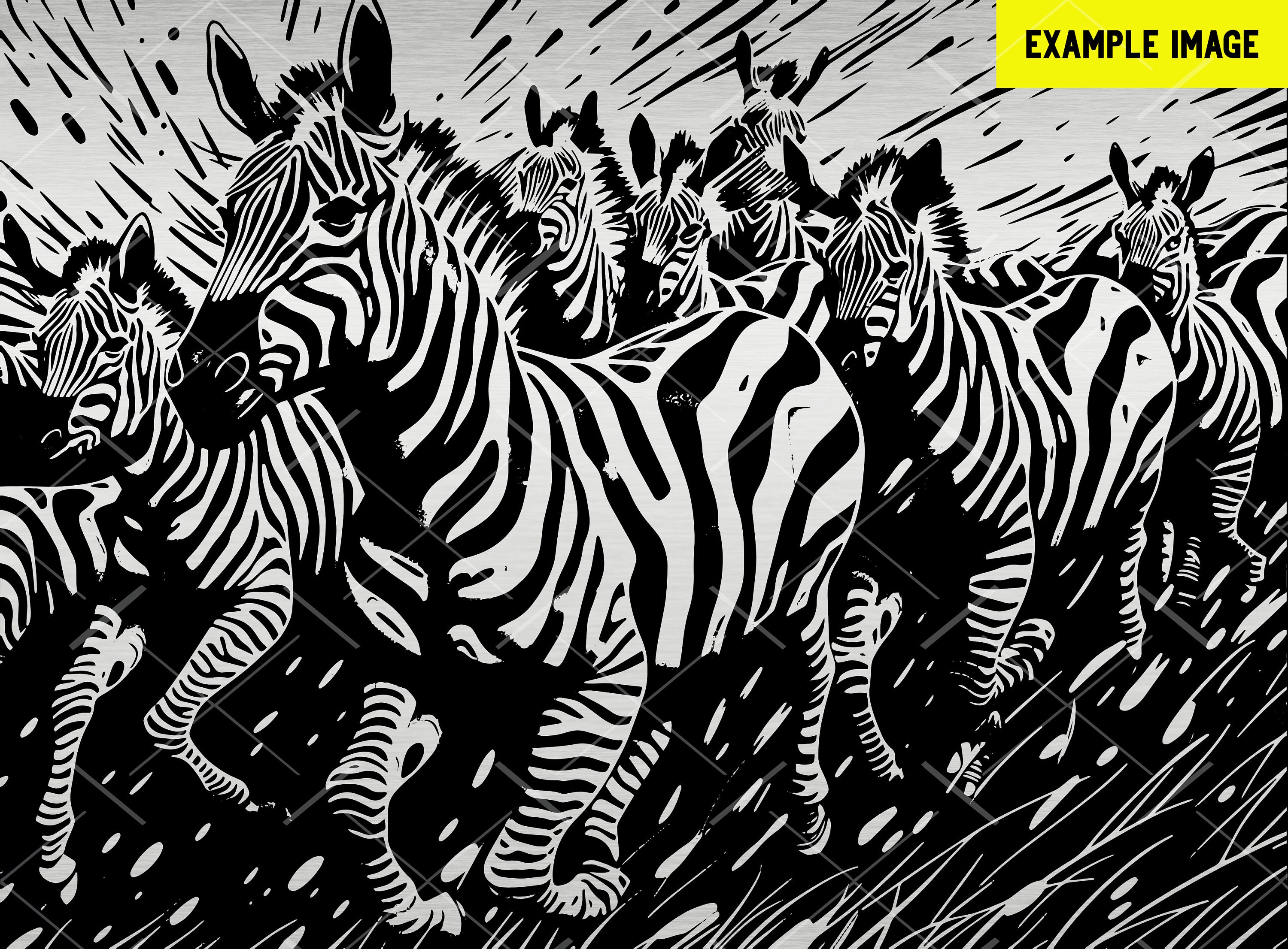 Zebras Tumbler Wrap Laser SVG, Engraved Tumbler, 40oz Tumbler Full Wrap ...