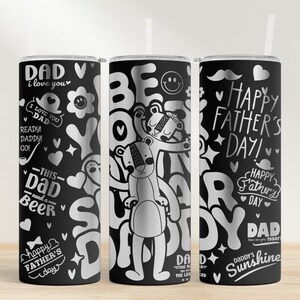 20oz Tumbler Wrap Svg, Dad Laser Tumbler Wrap SVG, Full Wrap Svg, Laser ...