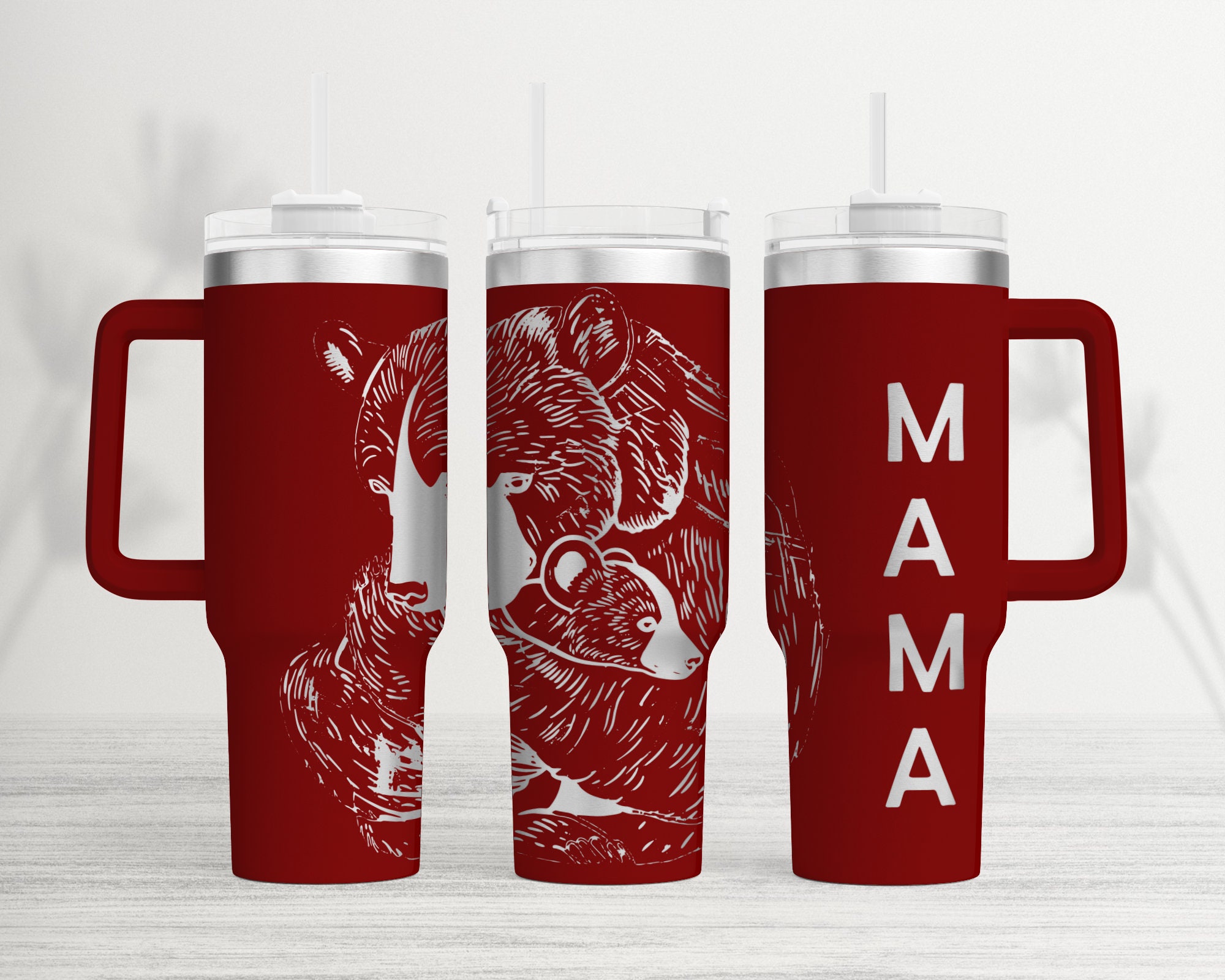 Mom Tumbler Wrap Laser Svg Mama Tumbler 40oz Tumbler Full Wrap Laser