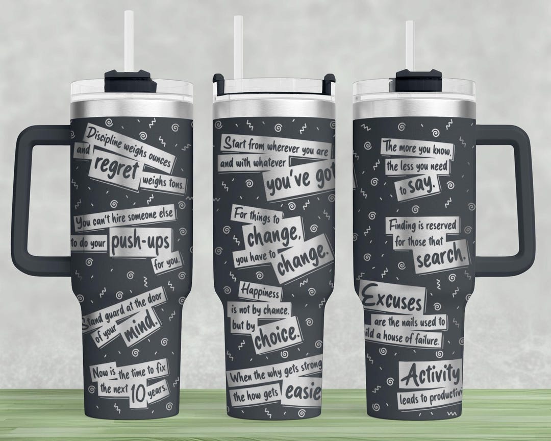 Smart Sentences Tumbler Wrap: Laser Engraved 40oz SVG (digital File) - Etsy