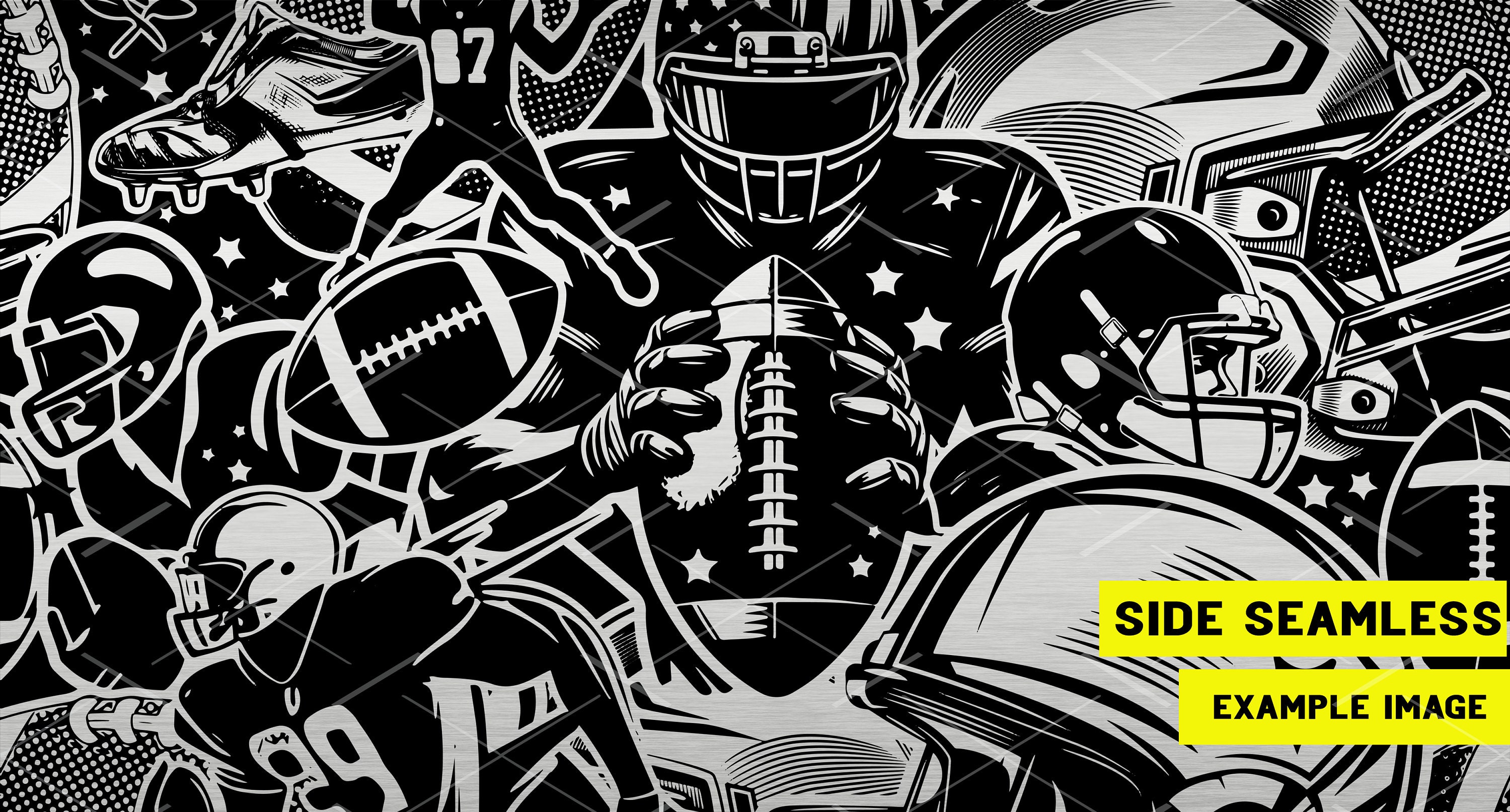 American Football Tumbler Wrap Laser SVG: 20oz & 30oz (digital File) - Etsy
