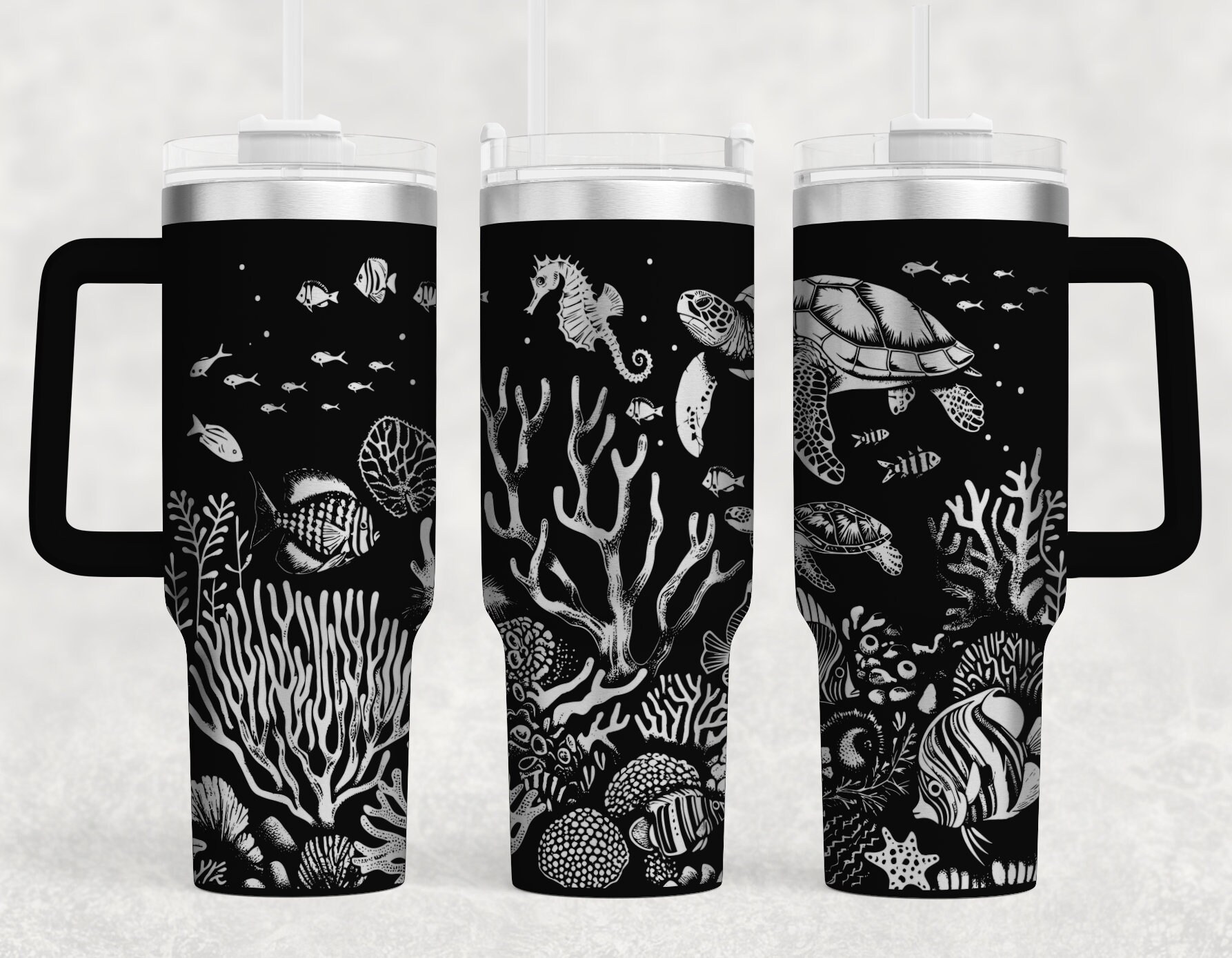 Under the Sea Laser Tumbler Wrap SVG: 40 Oz Full Wrap (digital File) - Etsy