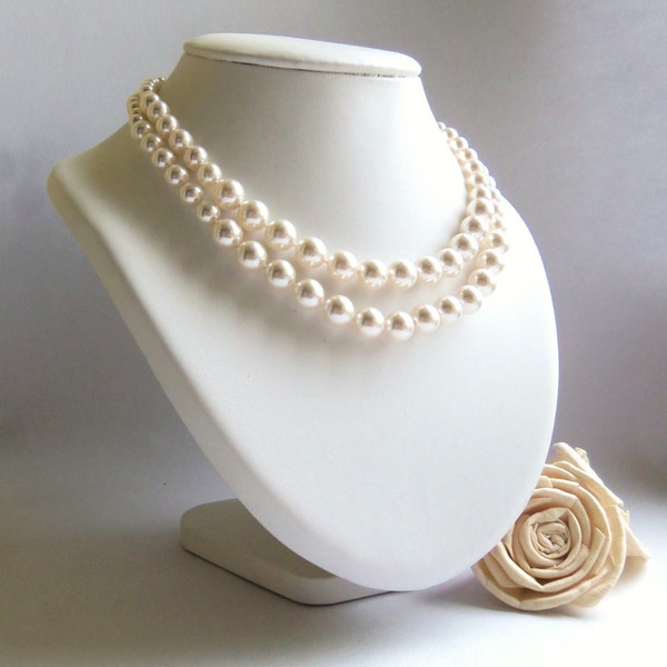 Double Strand Pearls - Etsy