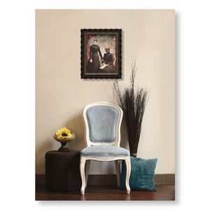 Cat Gothic Home Decor Creepy Cat Wall Art Steampunk Surreal Art ...