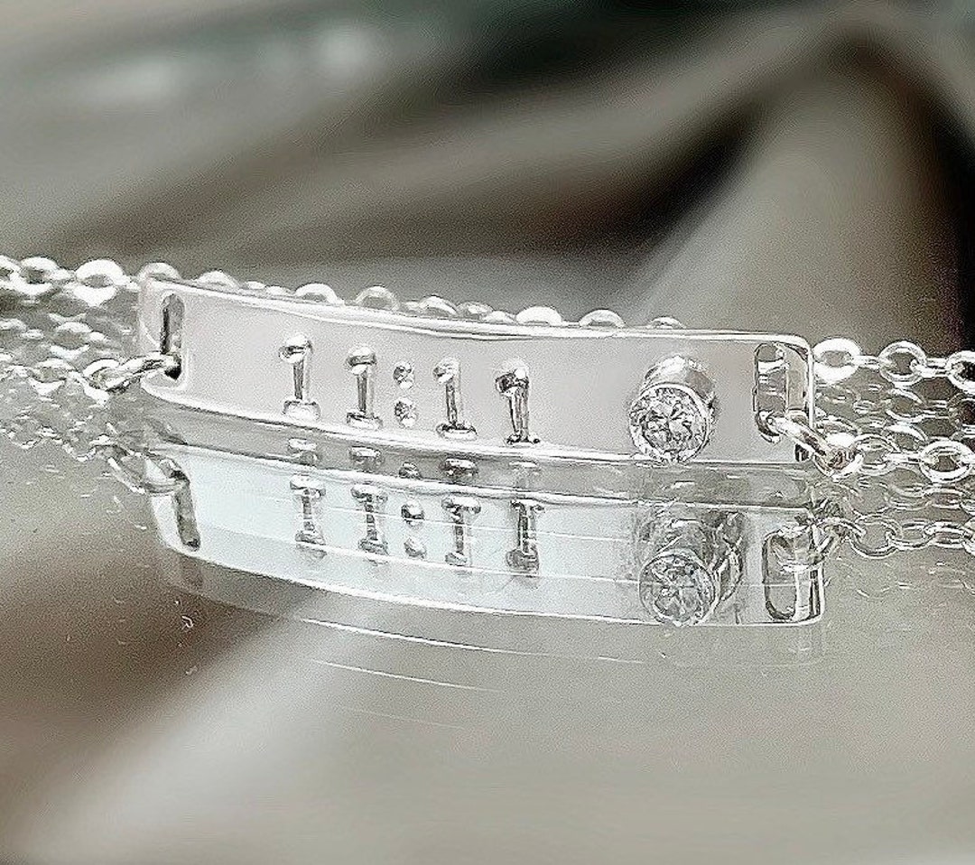 1111 Sterling Silver Bracelet, 1111 Numerology, 1111 Angel Number, 1111 ...