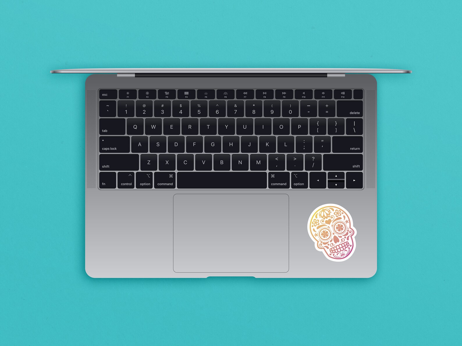 Sugar Skull Vinyl Stickers Pack of 8 full Set - Etsy