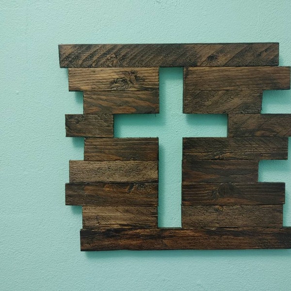 Wooden Wall Cross - Etsy