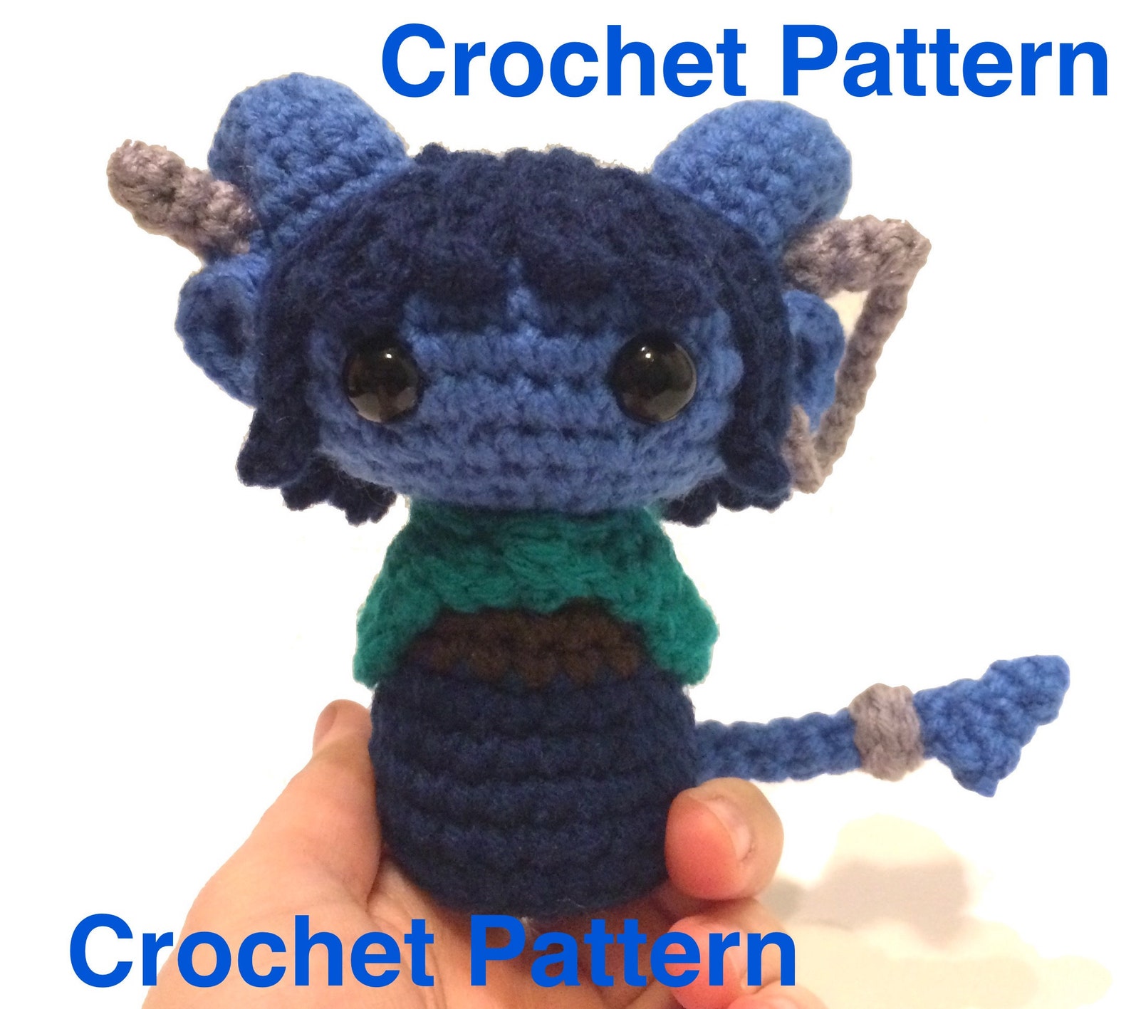 Crochet Pattern for Jester - Critical Role - Tiefling - PDF Pattern - Etsy