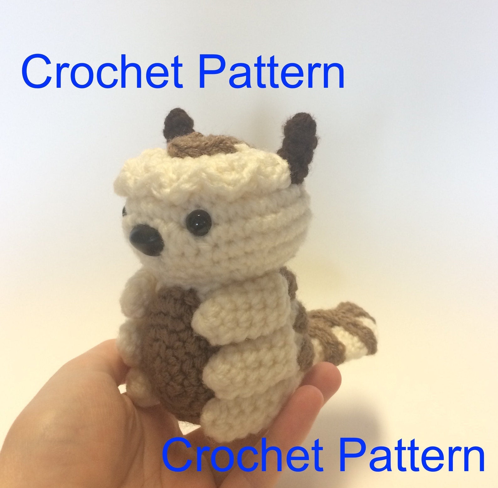 Crochet Pattern - Appa - Avatar - PDF Pattern - Etsy