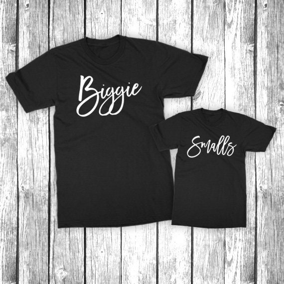 Biggie Smalls Father Son Matching Shirt Set Mother | Etsy