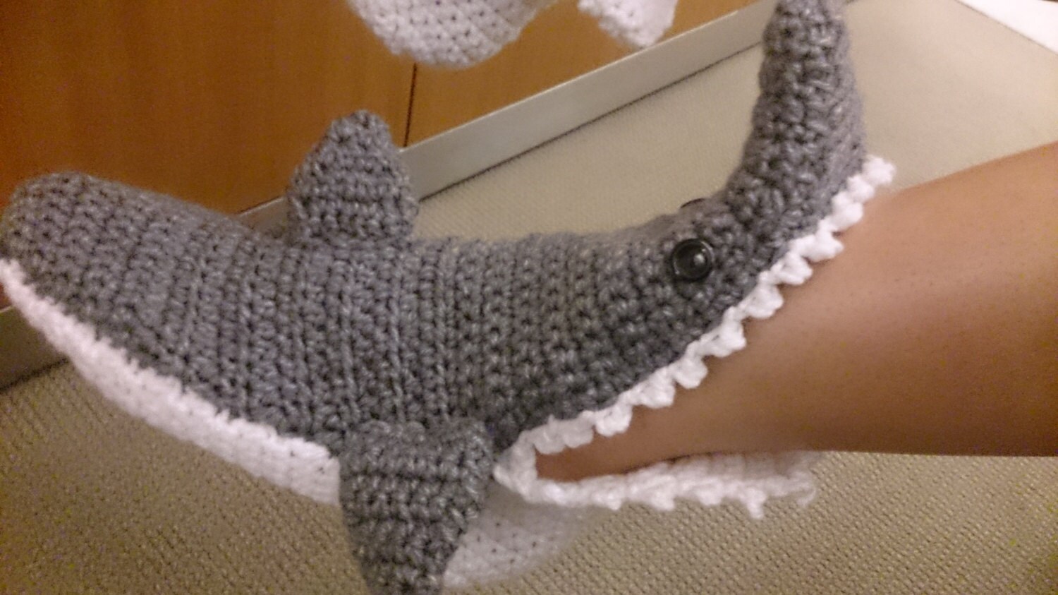 Crochet Shark Socks! - Etsy