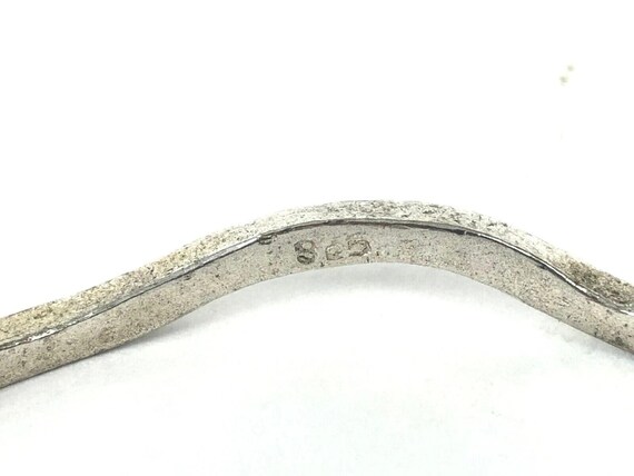 Sunface Stamped Sterling Silver angle Bracelet 925 Es… - Gem