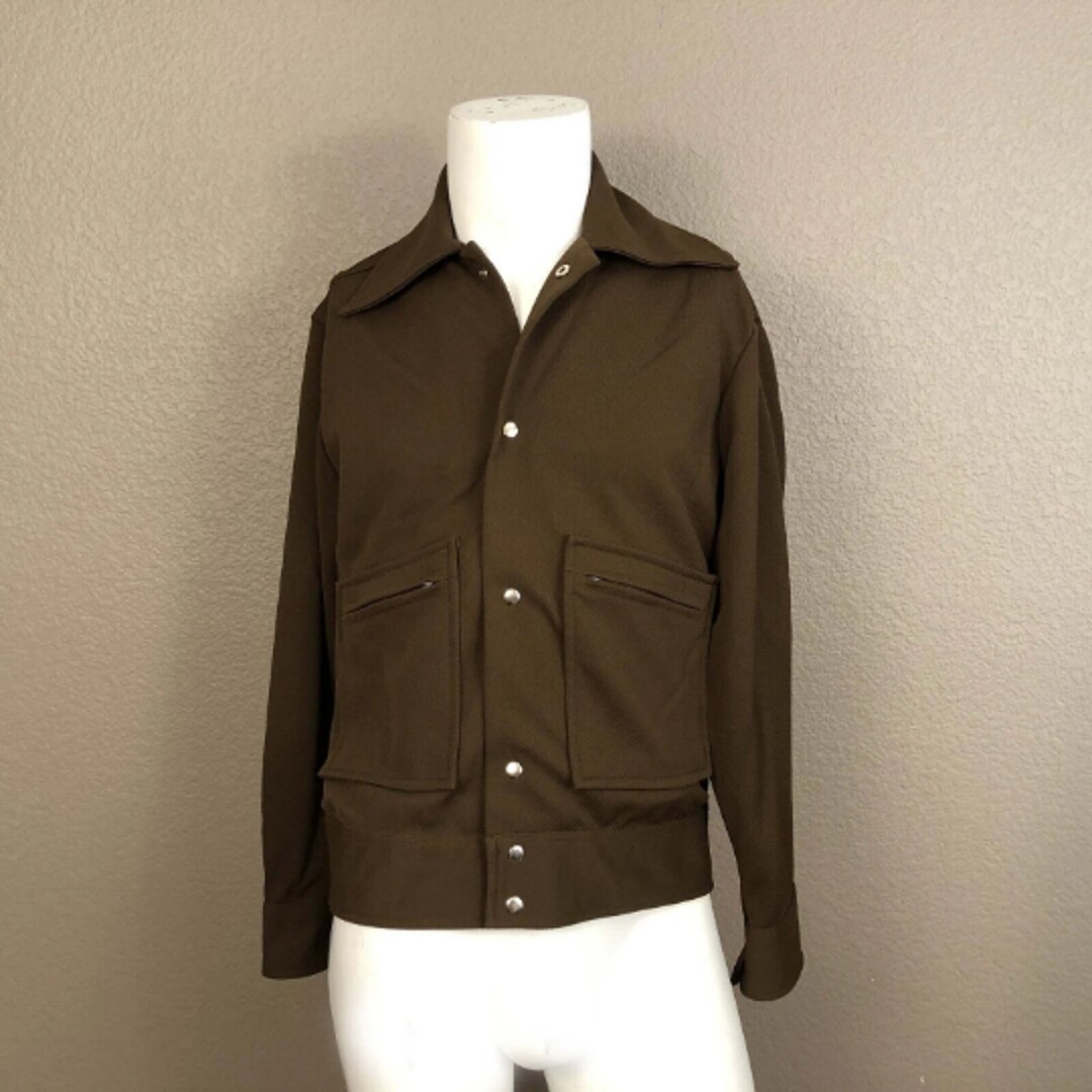1970's Disco Jacket Prime Time 100% Polyester Made in Hong Kong Sz M ...