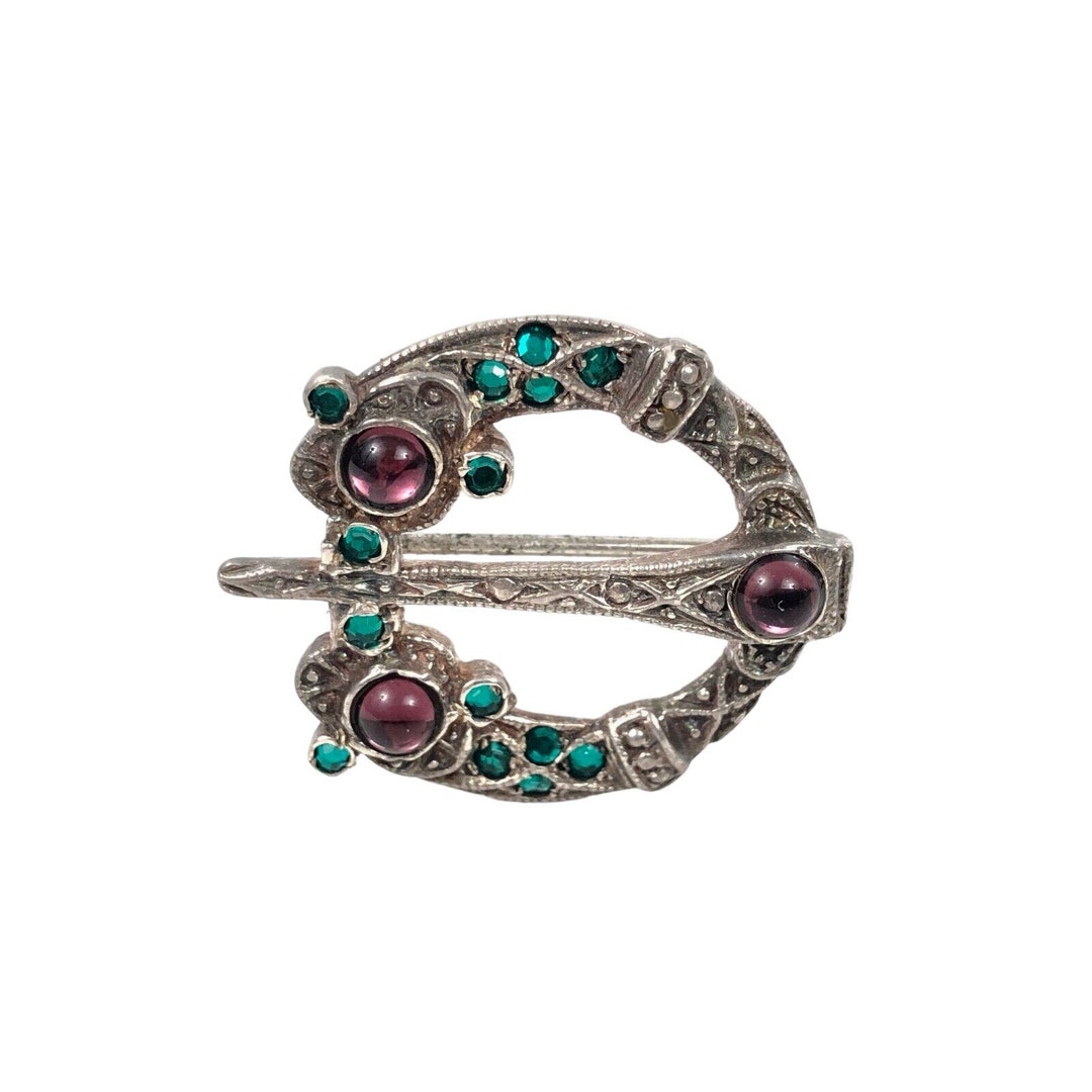 Irish Tara Brooch Vtg Petite Sterling Silver 925 W Original Box TJH Pre ...