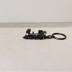 Vintage Locomotive Key Ring Brass-copper Oxidised Locomotive | Etsy