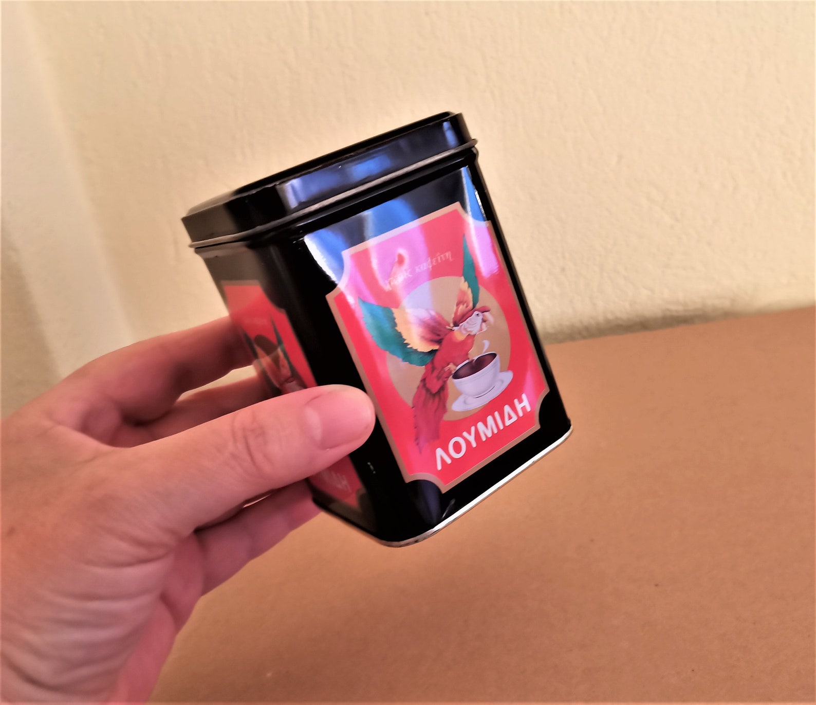 Vintage Tin Box Vintage Tin Coffee Box for Greek Coffee - Etsy