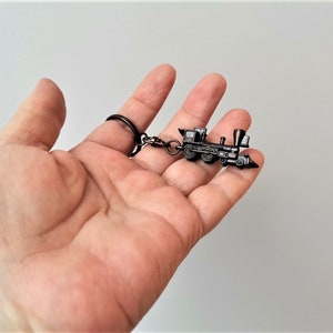 Vintage Locomotive Key Ring Brass-copper Oxidised Locomotive | Etsy