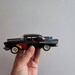 Black Car Toy, Vintage Chevy Car Toy, Flames Decorated Car Miniature ...