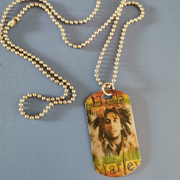 Bob Marley Necklace - Etsy