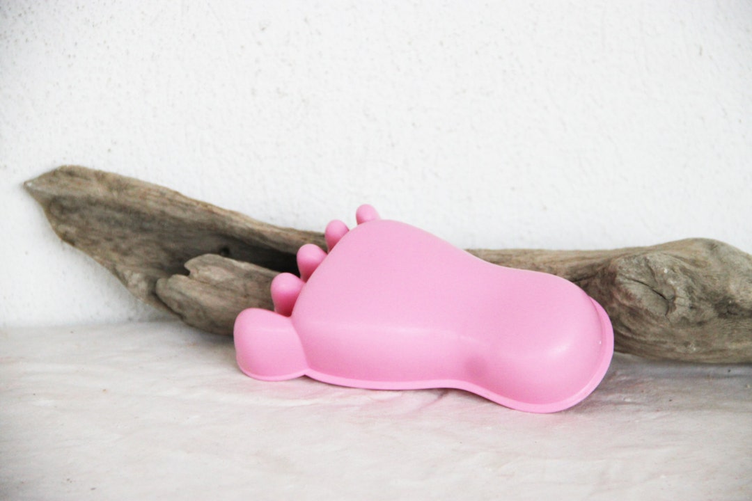 Pink Foot Mold, Vintage Plastic Mold of Foot Toy for Playing in the ...