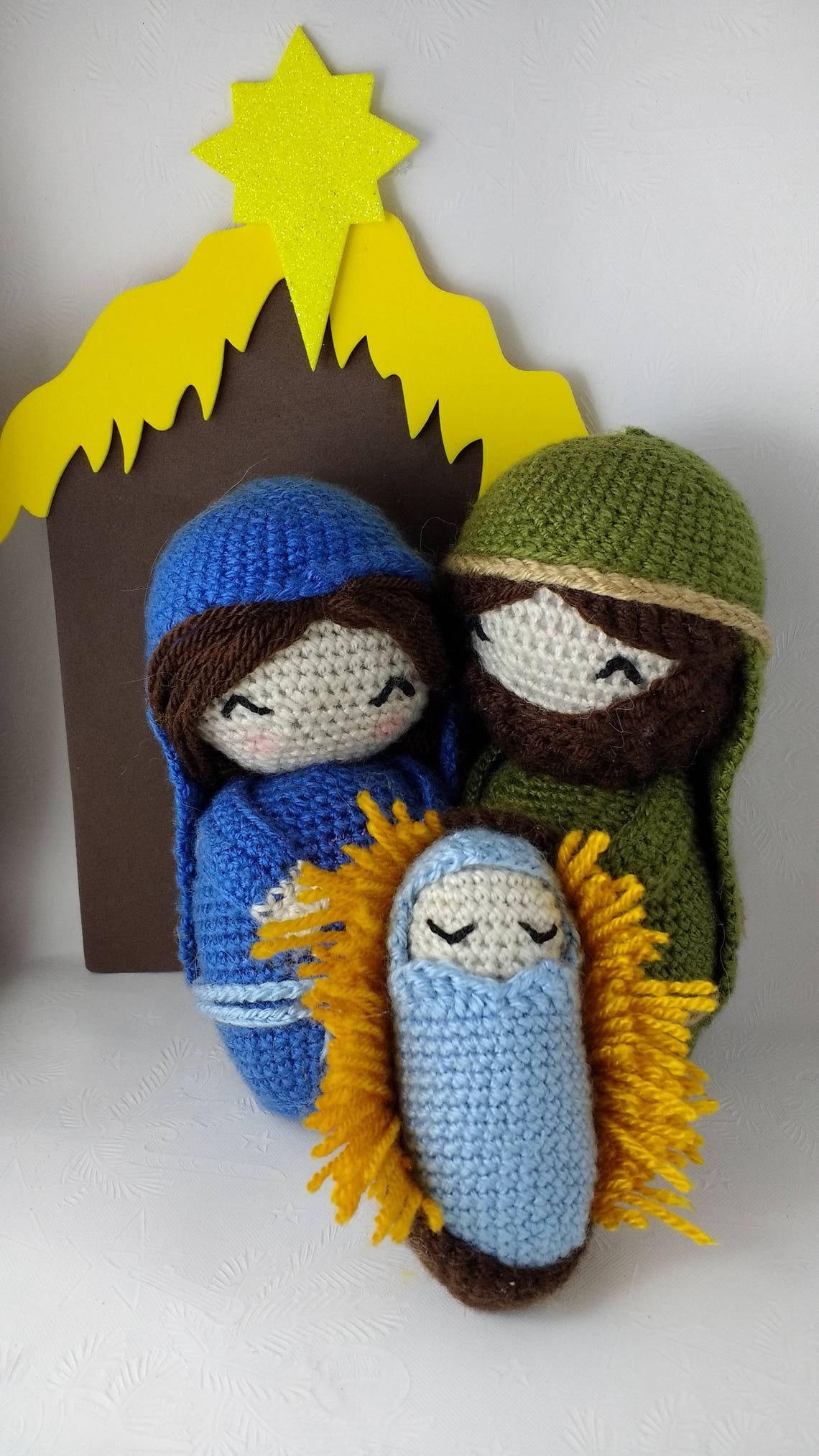 Amigurumi Baby Jesus Crochet Pattern / Christmas Crochet Manger Scene ...