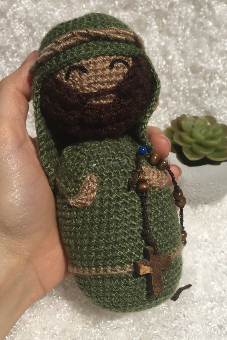 Amigurumi St. Joseph Crochet Pattern / Crochet Manger Scene / Christmas ...