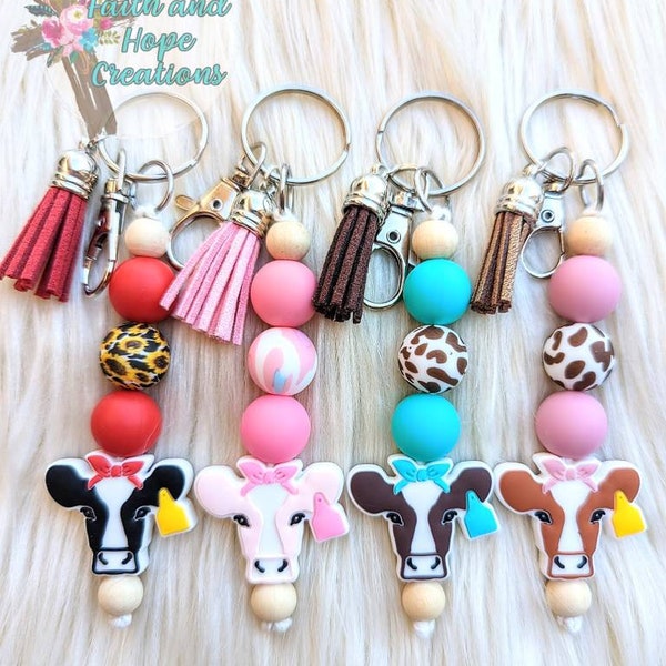 Beaded Animal Keychain - Etsy