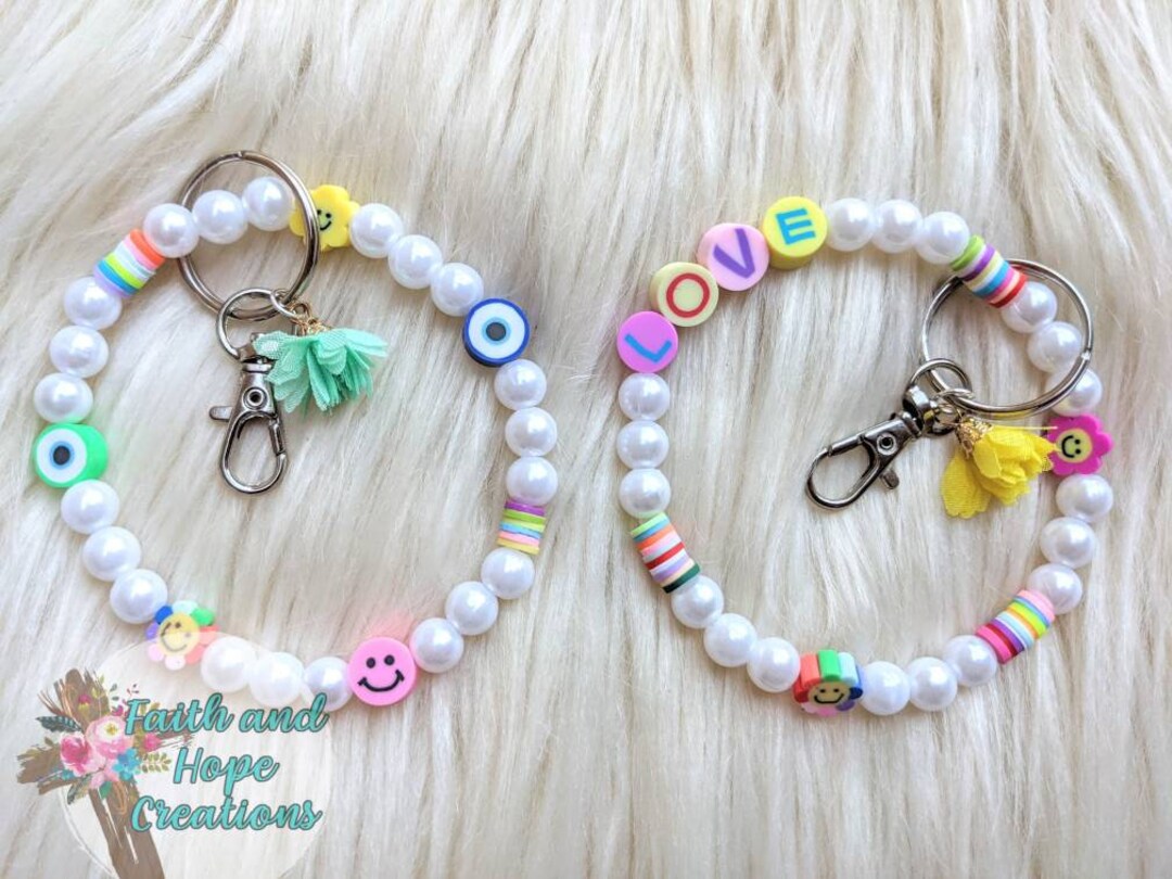Funky Keychain Bracelet - Etsy