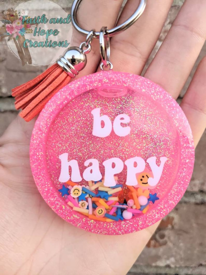 Retro Inspired Shaker Keychain - Etsy