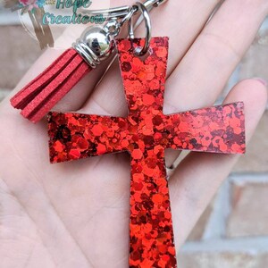 Red Cross Keychain - Etsy