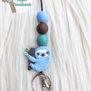 Beaded Sloth Lanyard - Etsy