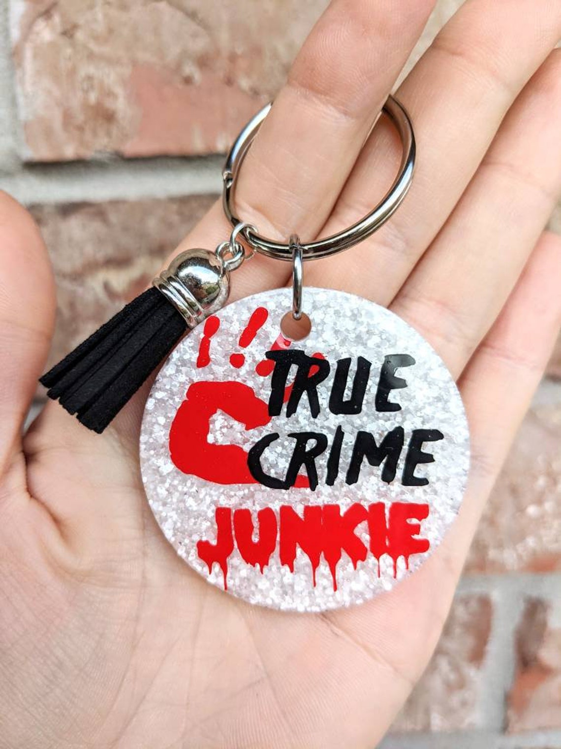 Beaded True Crime Keychain Bracelet Bundle - Etsy