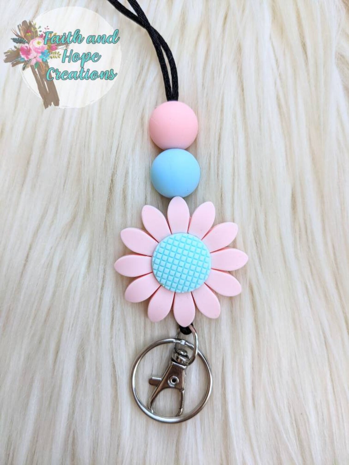 Sunflower/daisy Inspired Lanyard - Etsy