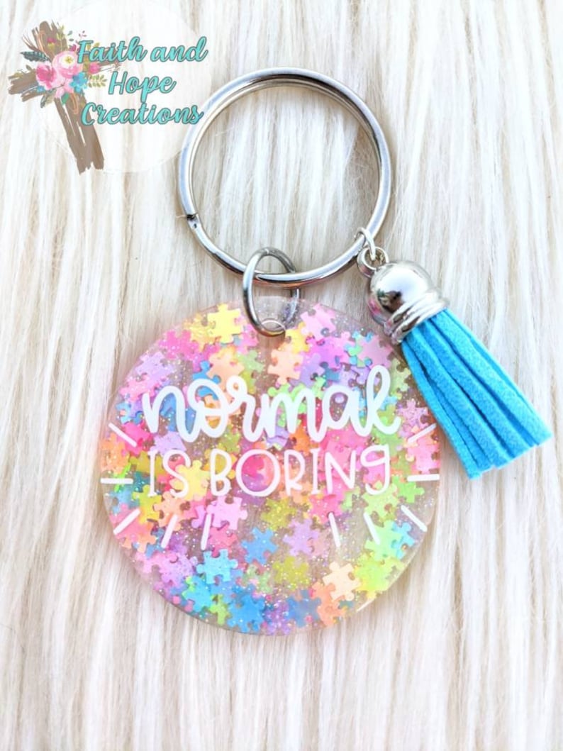 Autism Awareness Keychain - Etsy