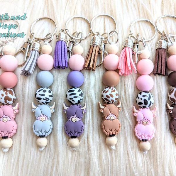 Beaded Animal Keychain - Etsy