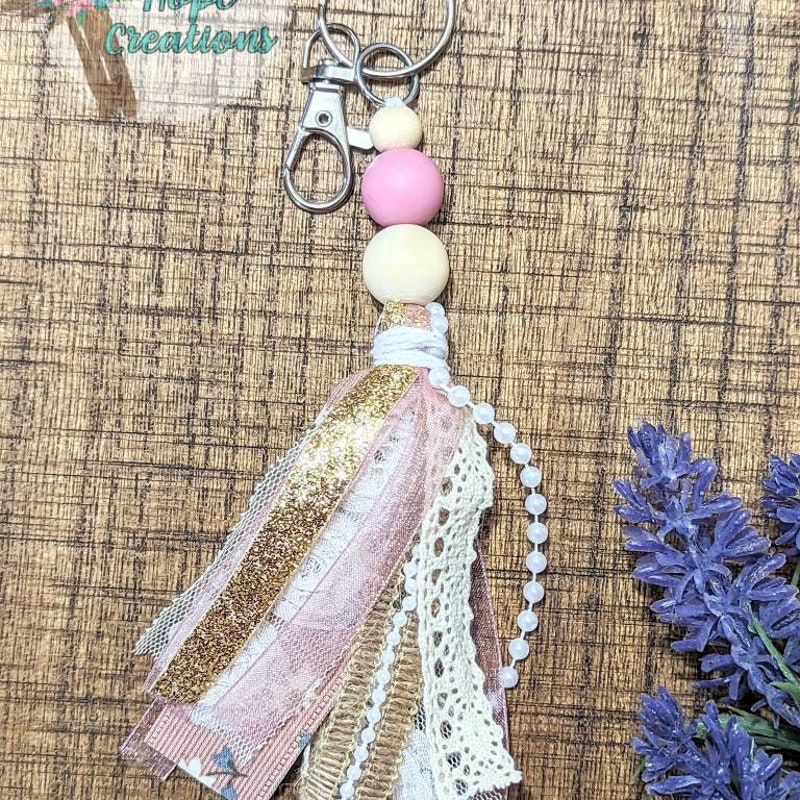 Lace Keychain - Etsy