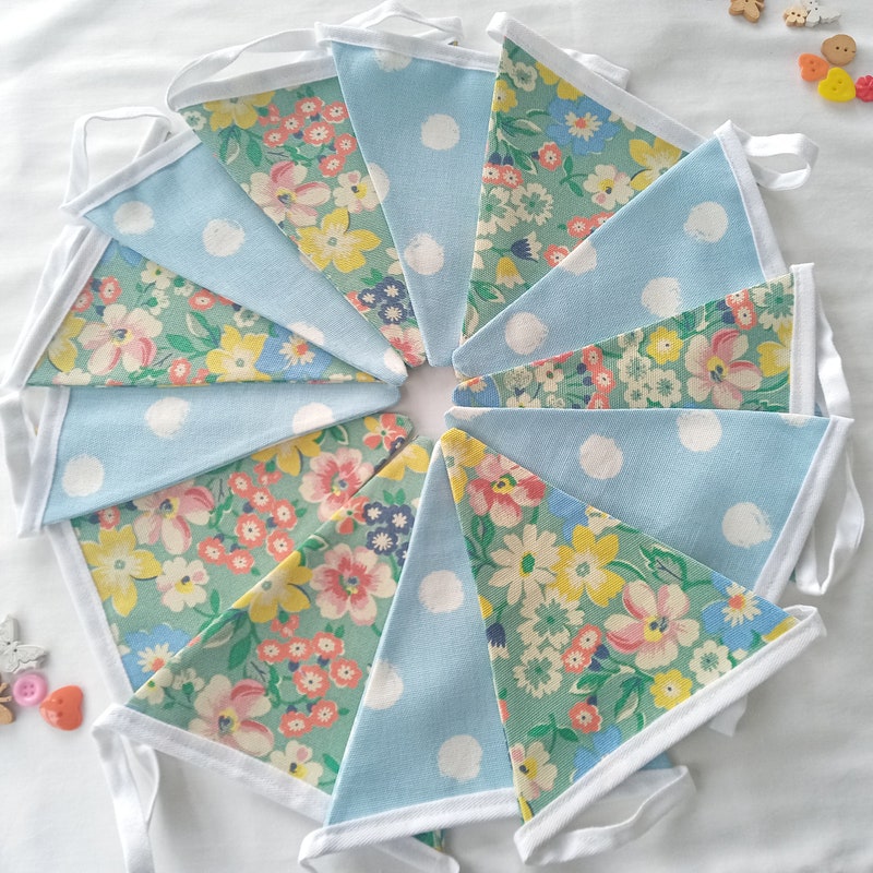 Shabby Chic Bunting - Etsy